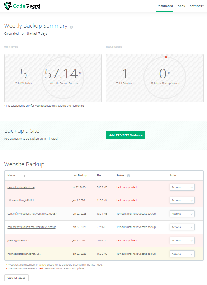 CodeGuard: Access, Upgrade, and Cancel Your Service