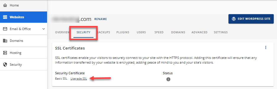 Purchasing or Renewing SSL Certificates