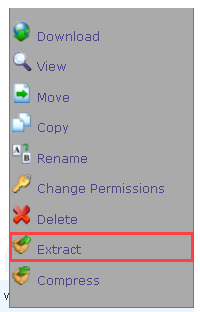 File Manager - How to Extract Files from an Archive | Bluehost Support