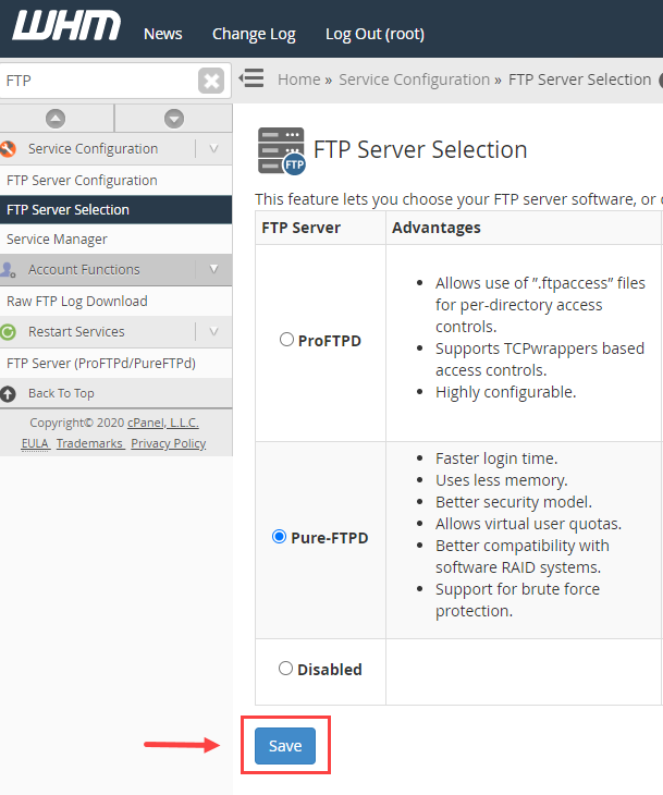 Enabling FTP on New Servers | Bluehost Support
